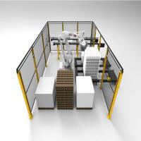 China B55: Metal Wire Mesh Fence Warehouse Security Robot Safety Fencing Machine Guard Panel Workshop isolation network Workshop Safety Fence for sale