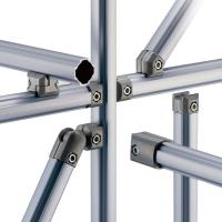 China B56：Aluminium Alloy Lean Pipe Tube The Third Generation Lean Pipe  Work Bench for sale