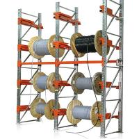China Cantilever Racking Roll Drum Storage Cable Reel Rack Steel Coil Roll Rack for sale