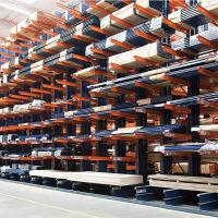 China C01：Double Side Heavy Duty Cantilever Racking System Long Arm Structure for  Lumber Wood Storage for sale