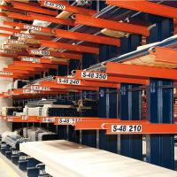China C01：Double Side Heavy Duty Cantilever Racking System Long Arm Structure for  Lumber Wood Storage for sale
