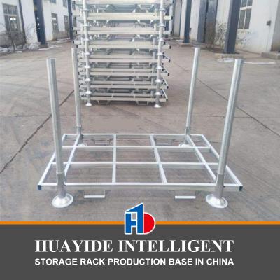 China C06：Detachable Warehouse Storage Hot Dip Galvanized Steel Large Stackable Metal Steel Post Pallet Rack for sale