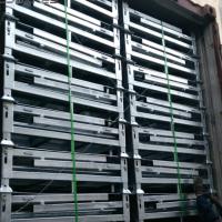 China C07：Collapsible Storage Folding Stacked Warehouse Steel Metal Wire Mesh Pallet Stillage Cage Foldable Box Pallet for sale