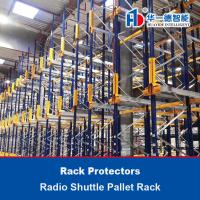 China Radio Shuttle Pallet Rack Upright Protectors Rack End Guard Polymer Safety Barrier Traffic Guardrails for sale