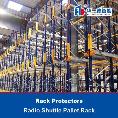 China Radio Shuttle Pallet Rack Upright Protectors Rack End Guard Polymer Safety Barrier Traffic Guardrails for sale