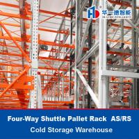 China Four-Way Shuttle Pallet ASRS Cold Storage Warehouse Automatic Storage and Retrieval System Pallet Runner Racking for sale