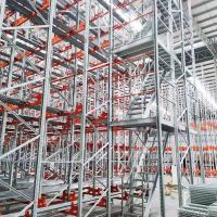 China Four-Way Shuttle Pallet ASRS Cold Storage Warehouse Automatic Storage and Retrieval System Pallet Runner Racking for sale
