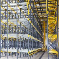 China Two Way Radio Shuttle Racking and Stacker Crane Floor Supported SRM Storage And Retrieval Machine ASRS Automatic Storage And Retrieval System for sale