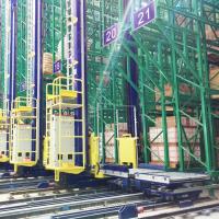 China Single Deep pallet Stacker Crane ASRS, Floor Supported SRM(Storage Retrieval Machine), Automatic Storage And Retrieval System,Automation Logistics Warehouse for sale
