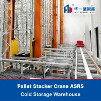 China Cold Storage Warehouse Pallet Stacker Crane ASRS Logistics Center Automatic Storage And Retrieval System for sale