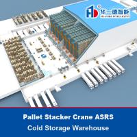 China Cold Storage Warehouse Pallet Stacker Crane ASRS Logistics Center Automatic Storage And Retrieval System for sale