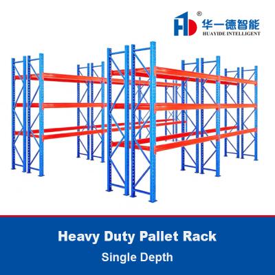China Single Depth Heavy Duty Pallet Rack Selective Pallet Rack Beam Racking for sale