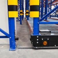 China Electric Mobile Pallet Racking  Rail-Guided Ground Track Guidance Open Type Electric Mobile Rack Warehouse Storage Rack for sale