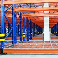 China Electric Mobile Pallet Racking  Rail-Guided Ground Track Guidance Open Type Electric Mobile Rack Warehouse Storage Rack for sale
