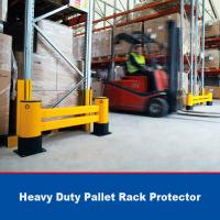 China Heavy Duty Pallet Rack Protector Warehouse Pallet Rack Column Protection Flexible Plastic Guard Upright Protector for sale