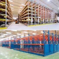 China Electric Mobile Pallet Racking  Rail-Guided Ground Track Guidance Open Type Electric Mobile Rack Warehouse Storage Rack for sale