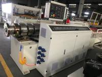 China 150-250 kg/h PVC Pipe Extruder 16-160 mm High Output Twin Screw Extrusion Line for sale