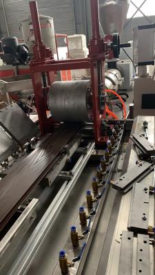 China Full Automatic WPC Profile Extrusion Line 22-55KW High Impact Strength for sale