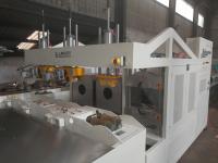 China UPVC PVC Pipe Belling Machine 50-250mm Online Fully Automatic Double Oven Extrusion Production for sale