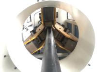 China Small Diameter Plastic HDPE PE Pipe Tube Making Machine With Single Screw Design for sale