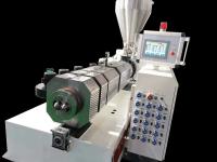 China 55KWConical Twin Screw Plastic Extruder 80/156 High Capacity for sale