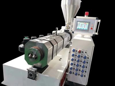 China 55KWConical Twin Screw Plastic Extruder 80/156 High Capacity for sale
