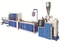 China PVC Curtain Rail Extrusion Machine 108mm 18.5kw Conical Twin Screw for sale