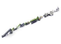 China Automatic PET Recycling Line 500KG/H Capacity 105KW Power for Plastic Bottle Processing for sale