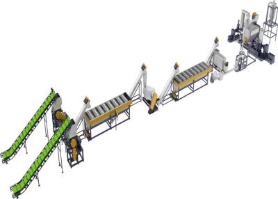 China PE Plastic Recycling Machine with 300-1000kg/hr Capacity - Crushing, Washing & Drying Line for PP/HDPE/LDPE for sale