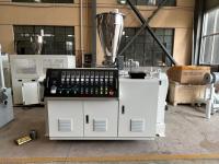 China PVC Window Profile Extrusion Line 350kg/h Conical Twin Screw Extruder for sale