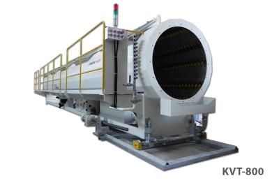 China Automatic PVC Pipe Extrusion Line 16-630mm Conical Twin Screw PLC Control Low Maintenance for sale