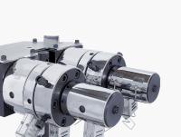 China Double Strands Plastic Pipe Extrusion Line , High Output PVC Pipe Production Line for sale