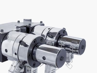 China Double Strands Plastic Pipe Extrusion Line , High Output PVC Pipe Production Line for sale
