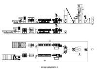 China Double Screw PVC Pipe Extrusion Line with 45-105mm Screw Diameter and 100-1100kg/hr Production Capacity for sale