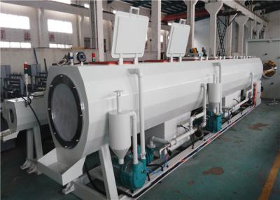 China 16-800mm PE Pipe Extrusion Line with SJ30/25 Color Marking Co-extruder - 900 kg/h Max Output for sale