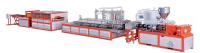 China 1220mm PVC Foam Board Production Line with 5-20mm Thickness Range and Double Screw Extrusion System for sale