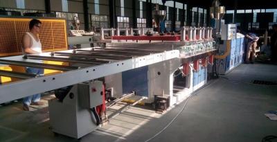 China Double Screw PVC Foam Board Extrusion Line 600kg/H High Output Capacity for 1220-1830mm Boards for sale