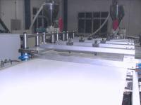 China PVC Foam Board Extrusion Line 1220mm Width 3-25mm Thickness 300-400kg/h Output for Advertising & Construction for sale