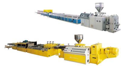 China PVC WPC Celuka Foam Board Extrusion Line 400kg/H Output 1220-2050mm Width for sale