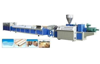 China High Production WPC Profile Extrusion Line 380V 3P 50Hz with CE Certification for 150-350 kg/h Output for sale