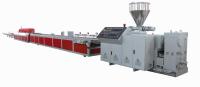 China WPC Production Line with Co-Extrusion & Embossing - 22-55 kW Motor Power, 60-250 Kg/h Output Capacity for sale