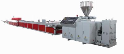 China WPC Production Line with Co-Extrusion & Embossing - 22-55 kW Motor Power, 60-250 Kg/h Output Capacity for sale