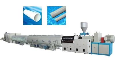 China Single Corrugated PVC Pipe Making Machine , High Output Hdpe Pipe Production Line for sale