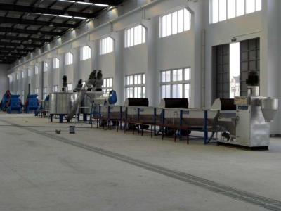 China PET Bottle Recycling Line 300-5000kg/h Capacity with Hot Water Washing System and CE Certification for sale