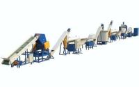 China Waste Plastic Recycling Line 380V with 300-1000kg/hr Capacity for PE/PP Film Processing for sale