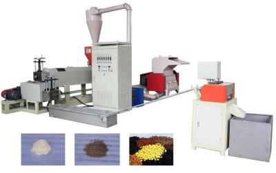 China SJ Φ120 EVA Plastic Pelletizing Machine with 45kW Main Motor and 3-5mm Granule Output for Recycling Production Line for sale