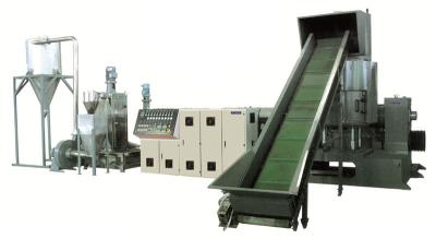 China Heavy Duty Waste Plastic Recycling Pelletizing Machine 120-200mm Diameter with 60-200kg/h Throughput for sale