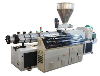 China SJSZ51 Conical Twin Screw Extruder Machine  Schneider High Plasitify for sale