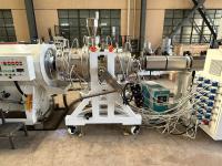 China Plastic Small PE Extruder Machine For PE Pipe Profile Granulation Product for sale