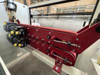 China PVC Price Tag Profile Extrusion Line PLC Control 37kW Motor 4m Vacuum Tank for sale